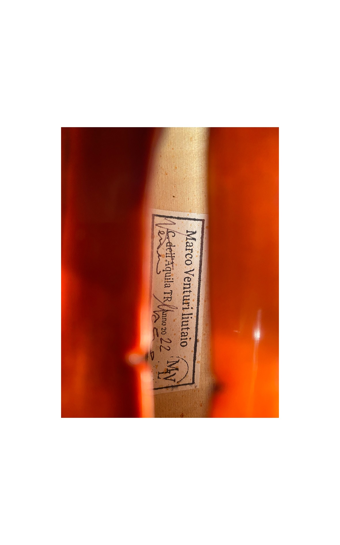 Italian violin by Marco Venturi (2022)