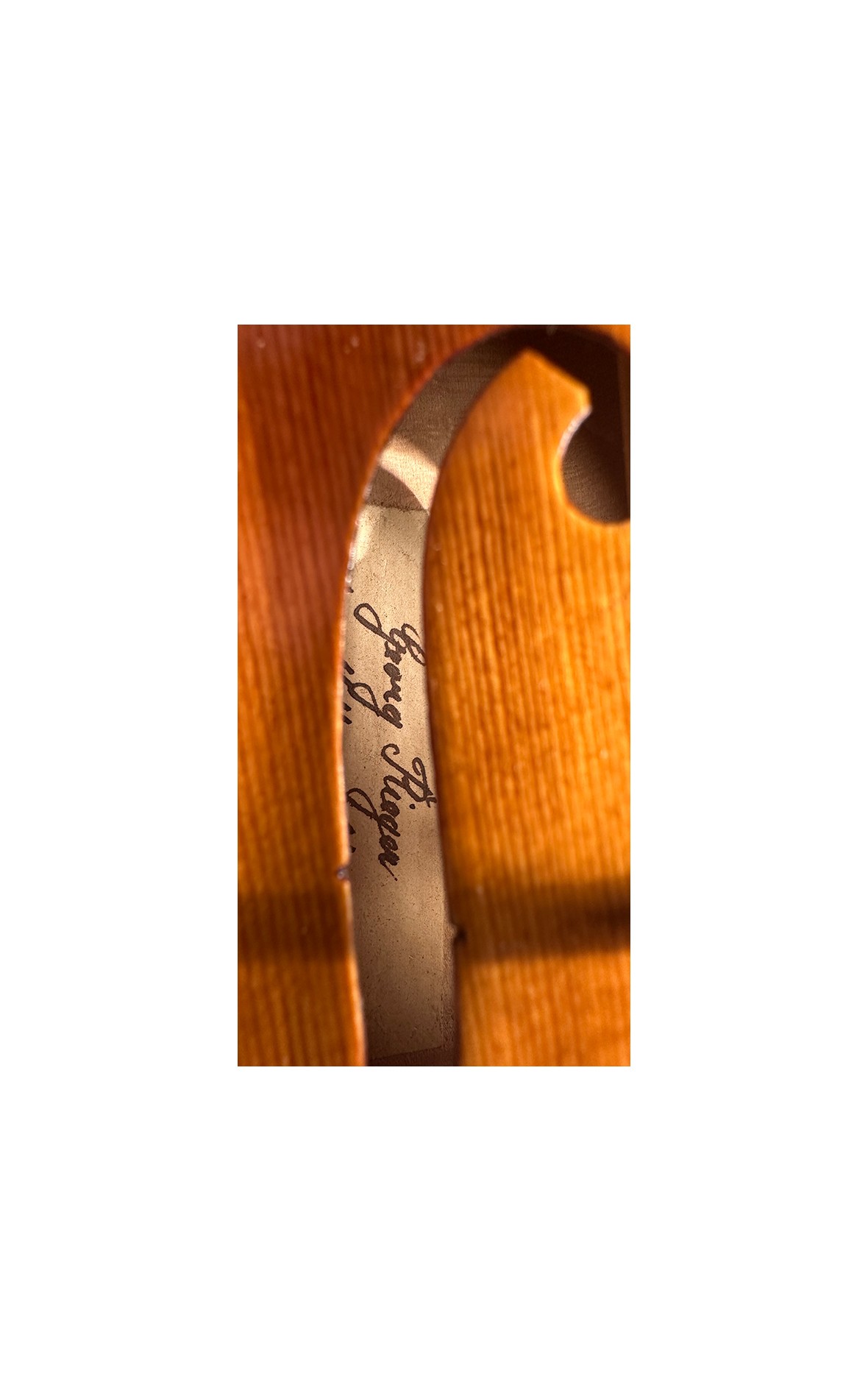 Violon allemand de Georg Rieger, Mittenwald 1948