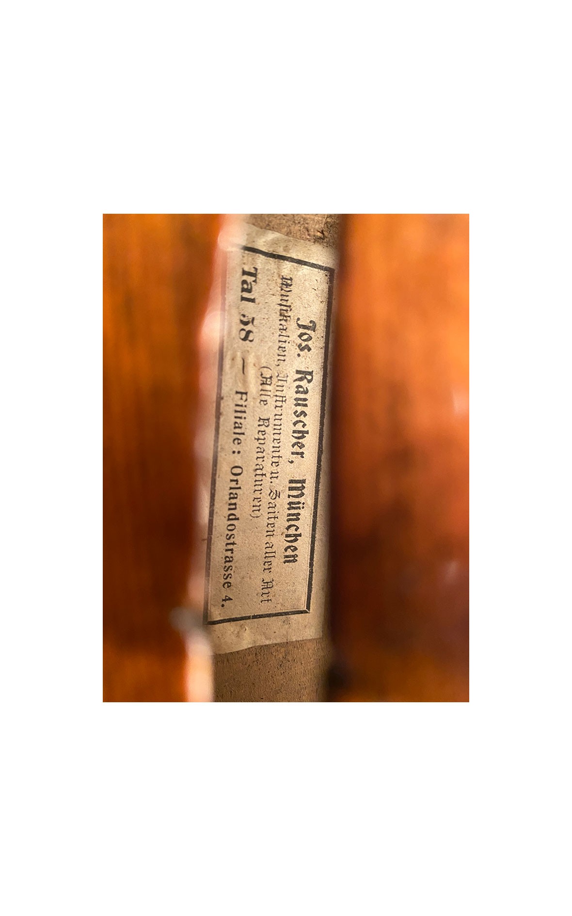 Alto allemand ancien de Joseph Rauscher, Munique, vers 1900