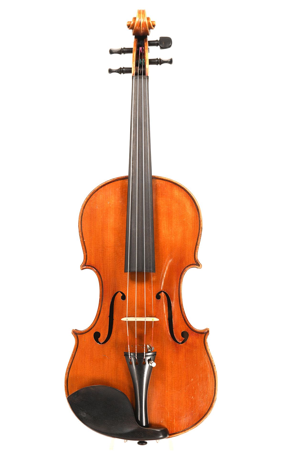 English violin, "The Quartet" by John Scheerer, 1909