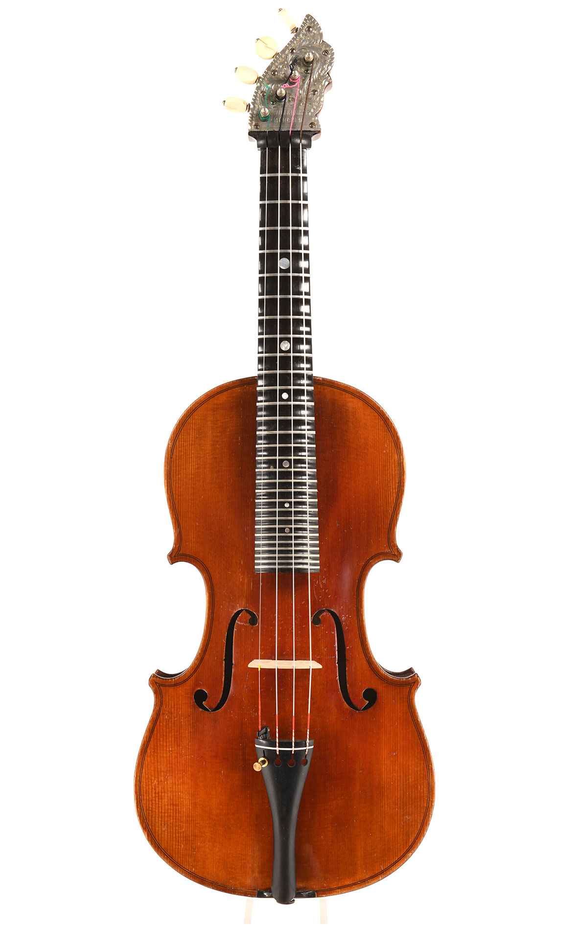 German Lap violin (bowed zither) by Braun & Hauser, München c.1916