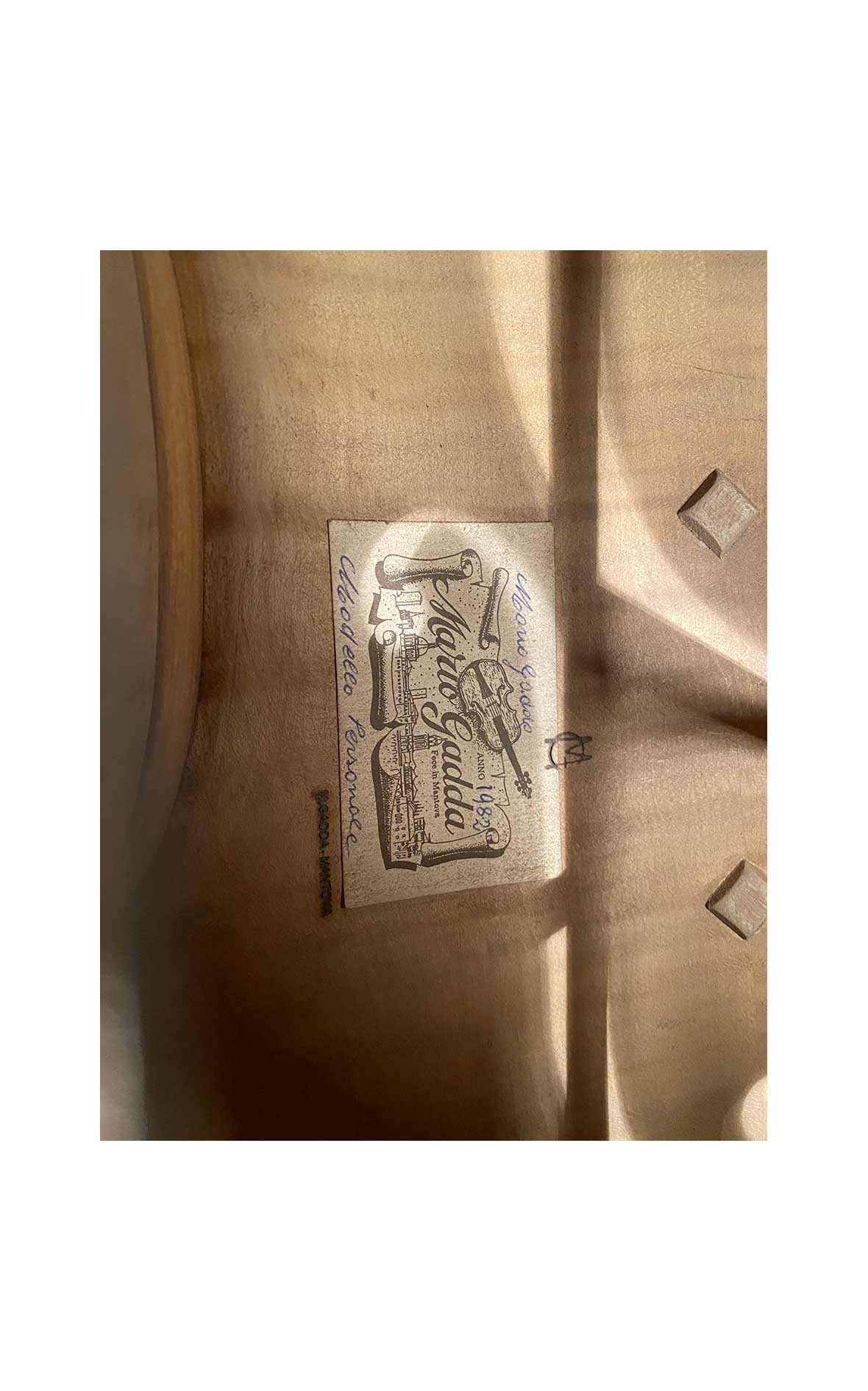 Mario Gadda, Italian cello from 1982