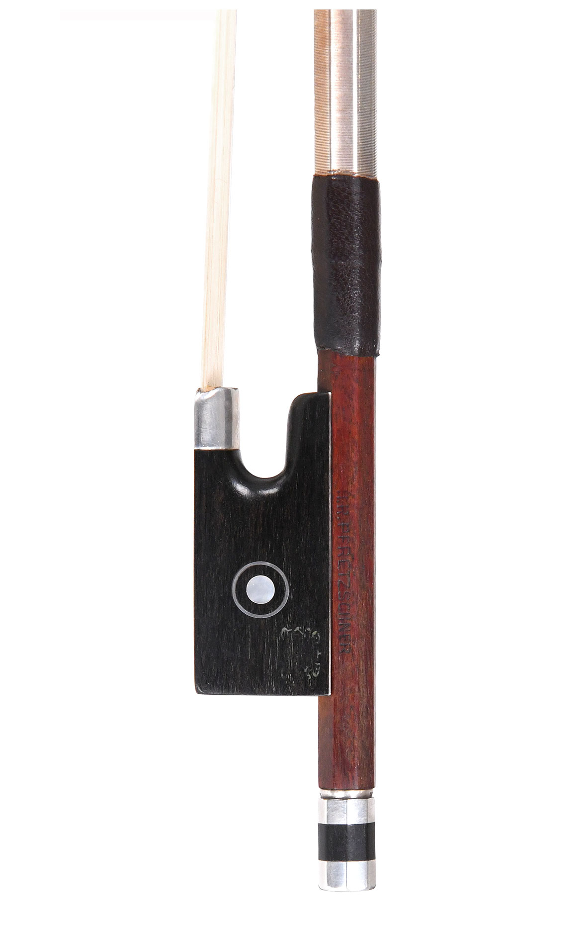 Fine violin bow by H. R. Pfretzschner after Voirin