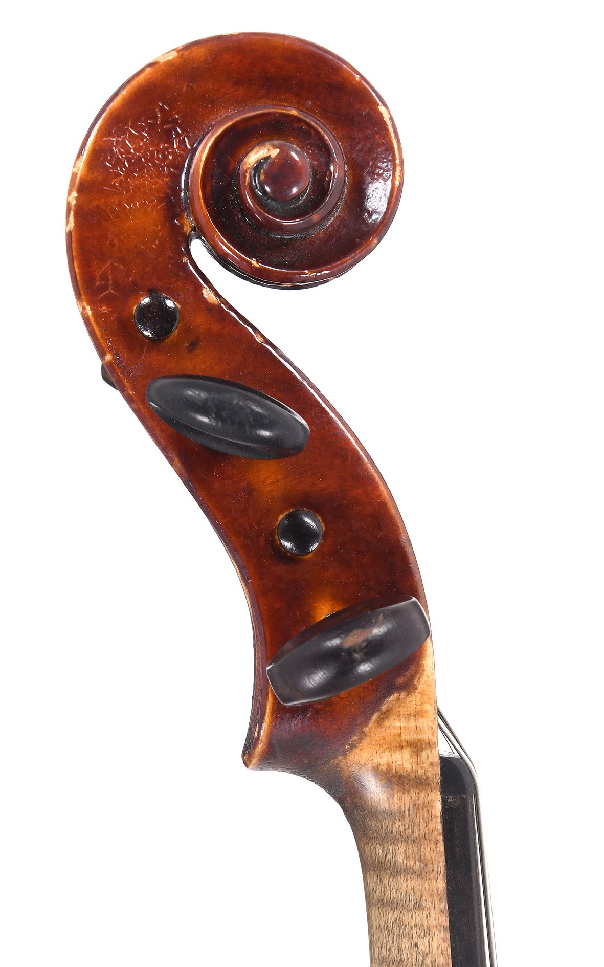 Interesting old English violin, labeled Luigi Salsedo 1932