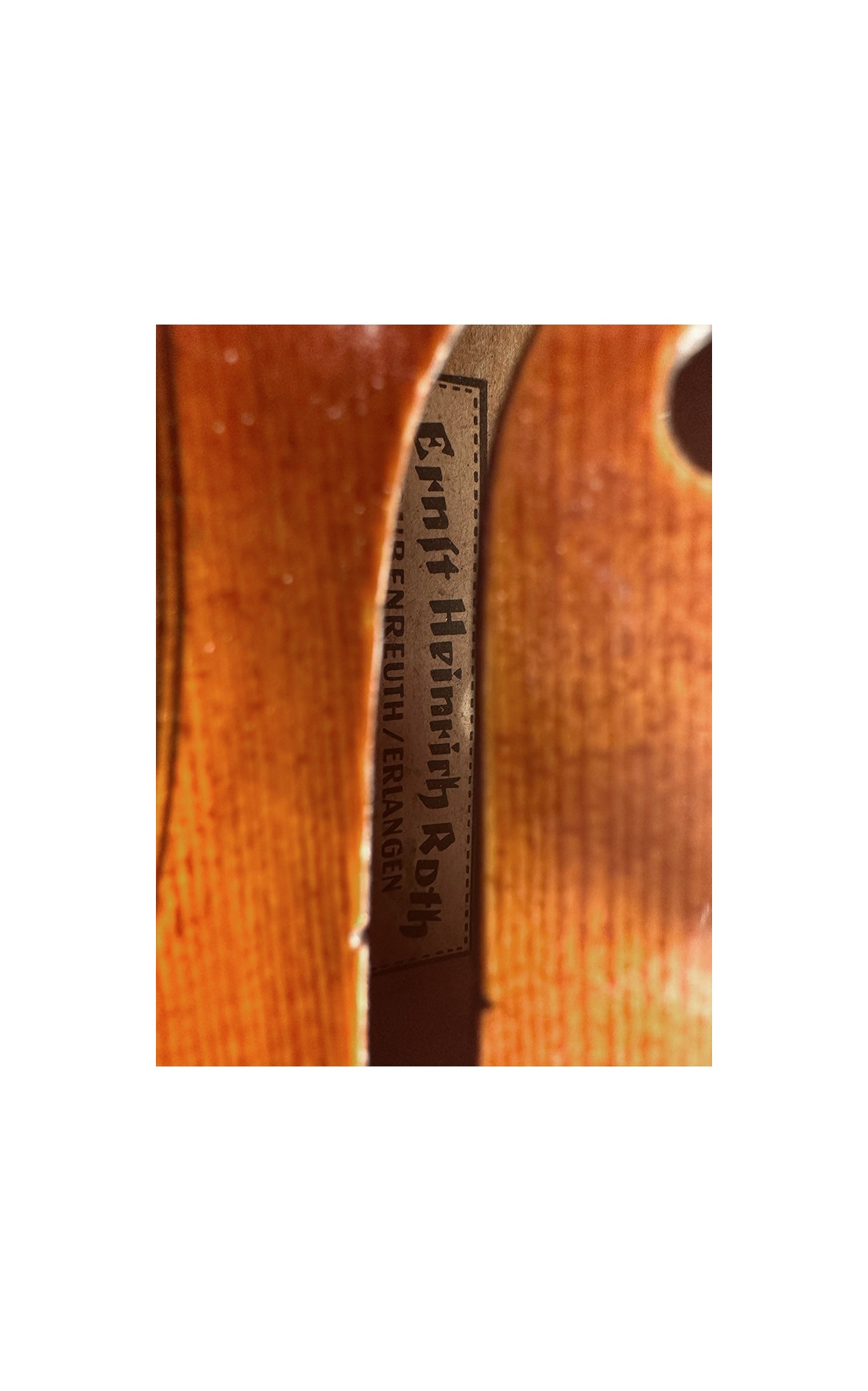 Violin by Ernst Heinrich Roth, 1962 | German violins | Violins