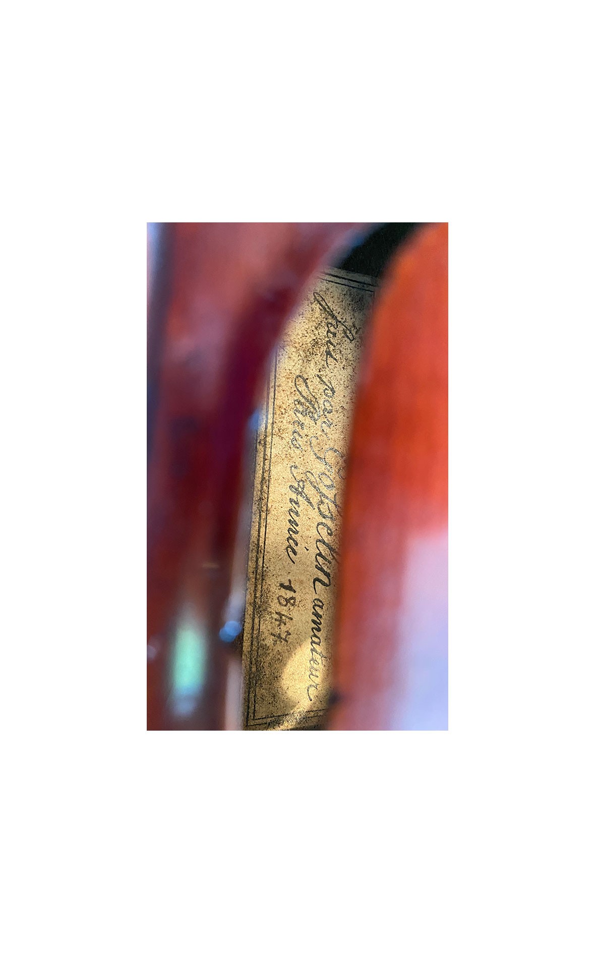 French master violin, mid 19th century - restored